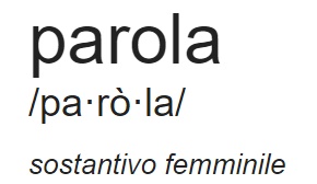 Una parola! - italianosemplicemente